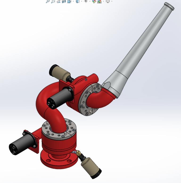 2.5" Hydraulic Remote Monitor 360 Degrees - Magnum Australia